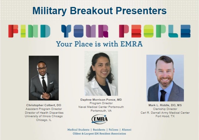 Spring Medical Student Forum: Military Breakout Session EMRA