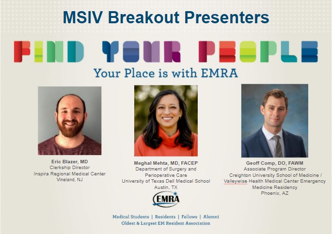 MSIV Breakout Session EMRA