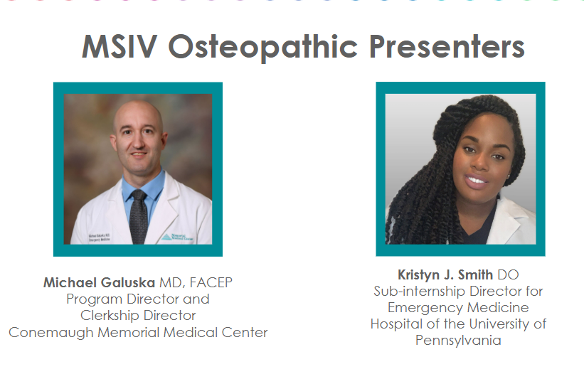 MSIV Osteopthic Breakout Session EMRA