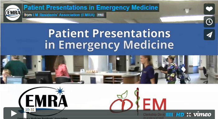 Patient Presentations in Emergency Medicine EMRA
